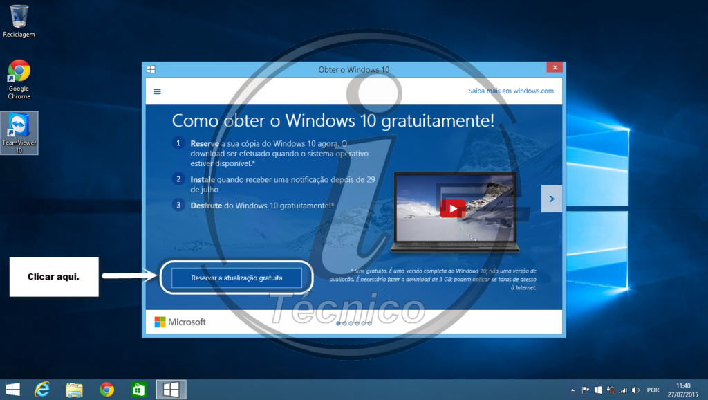 Windows 10: Como obter gratuitamente?
