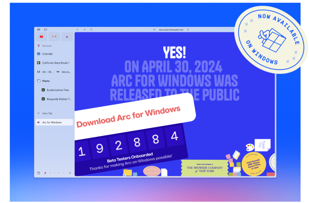 Arc chegou ao Windows! Conheça mais um navegador. | i-Técnico